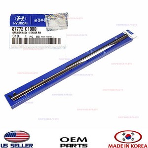 FRONT FENDER SIDE MOLDING RIGHT CHROME 【GENUINE】 HYUNDAI SONATA 15-17 ...