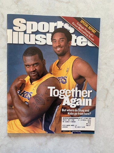 Sports Illustrated magazine, June 25, 2001, cover: Kobe Bryant ...