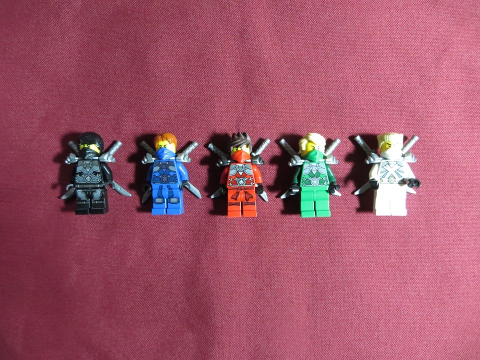 LEGO Ninjago Minifigures Lot. STONE ARMOR ,Jay,Kai,Cole,Zane,Lloyd ...