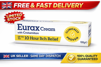 Eurax Itch Relief Cream 100g, Help Stop Itching Fast, Lasts Upto 10h ...