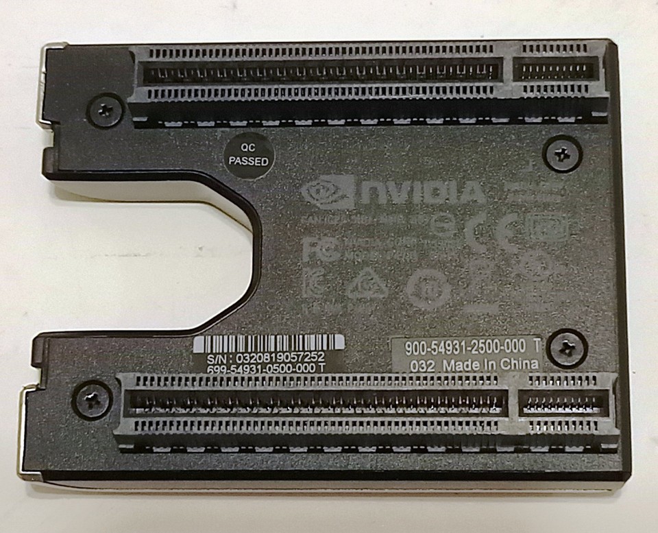 Nvidia NVLink 2-Slot Bridge Connector Board P4932 900-54931-2500-000 | eBay