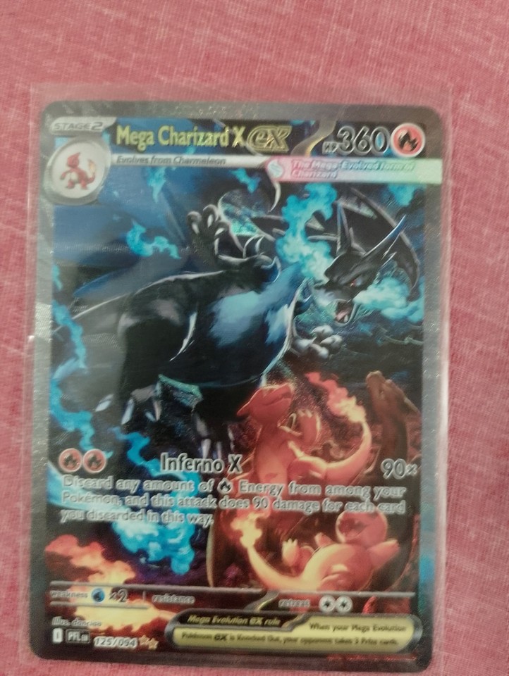 Mega Charizard X Ex Sir - 125/094 - Pokémon TCG Phantasmal Flames | eBay UK