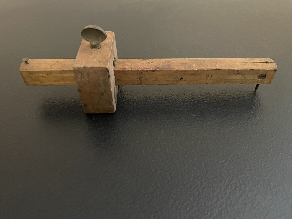 VINTAGE STANLEY NO. 65 WOOD/Brass SCRIBE Marking Tool Made In USA | eBay