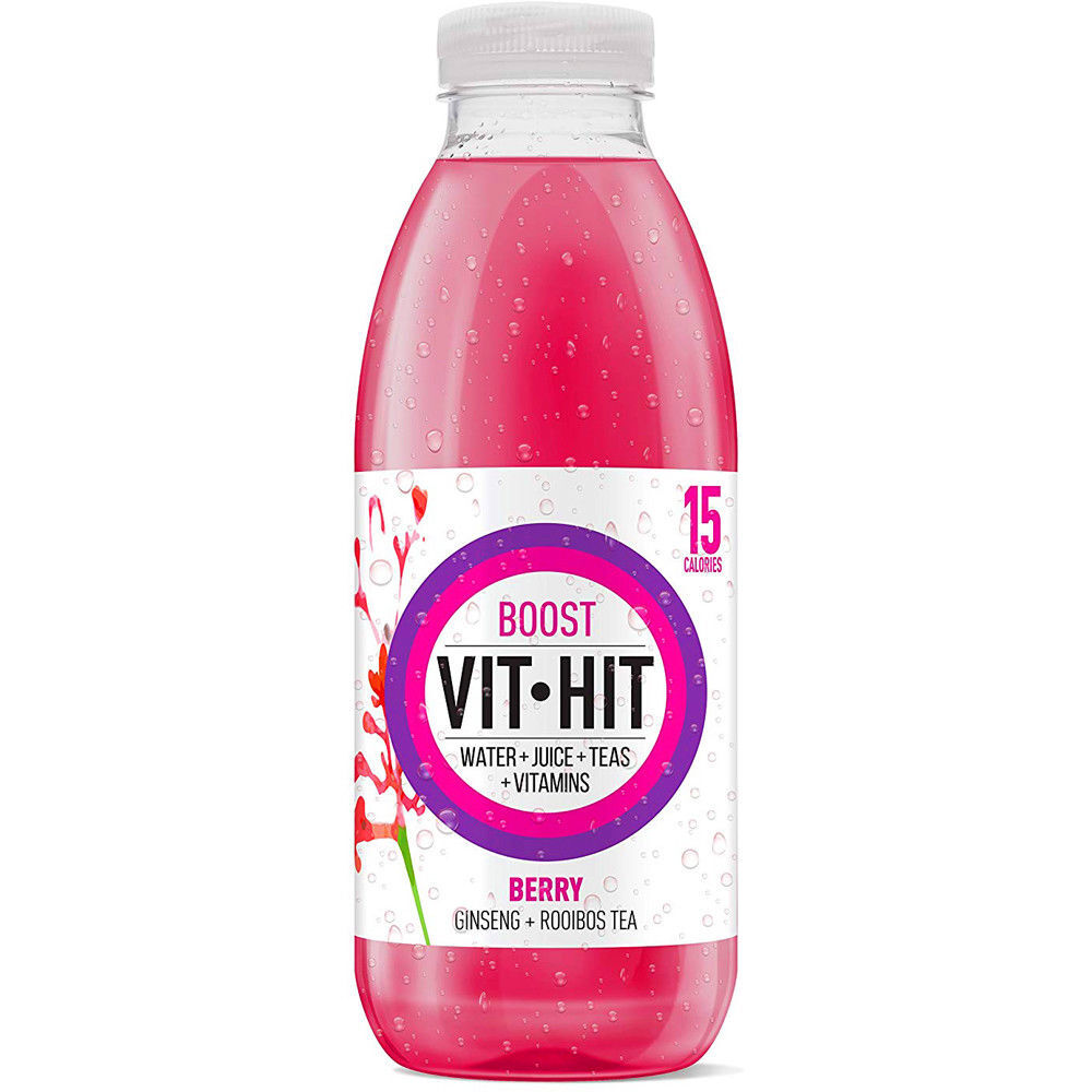 VIT HIT Drink 6 / 12 x 500ml Energy Boost Detox Immunitea Lean & Green ...