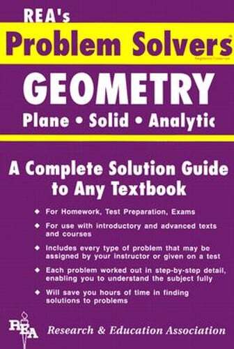 Geometry - Plane, Solid & Analytic Problem Solver by The Editors of Rea: Used 9780878915101| eBay