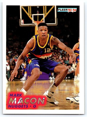 1993-94 Fleer Basketball - #53 Mark Macon Denver Nuggets | eBay