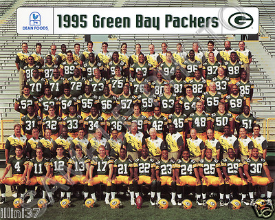 1995 GREEN BAY PACKERS NFL FOOTBALL TEAM 8X10 PHOTO | eBay