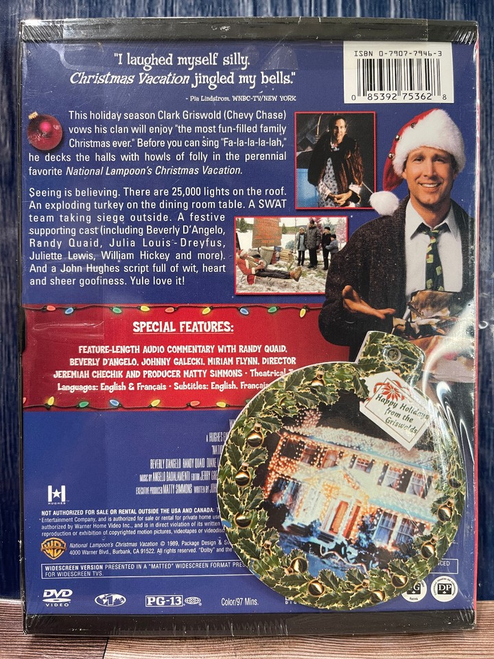 Christmas Vacation Snapcase DVD w/ Ornament **BRAND NEW & SEALED!** | eBay
