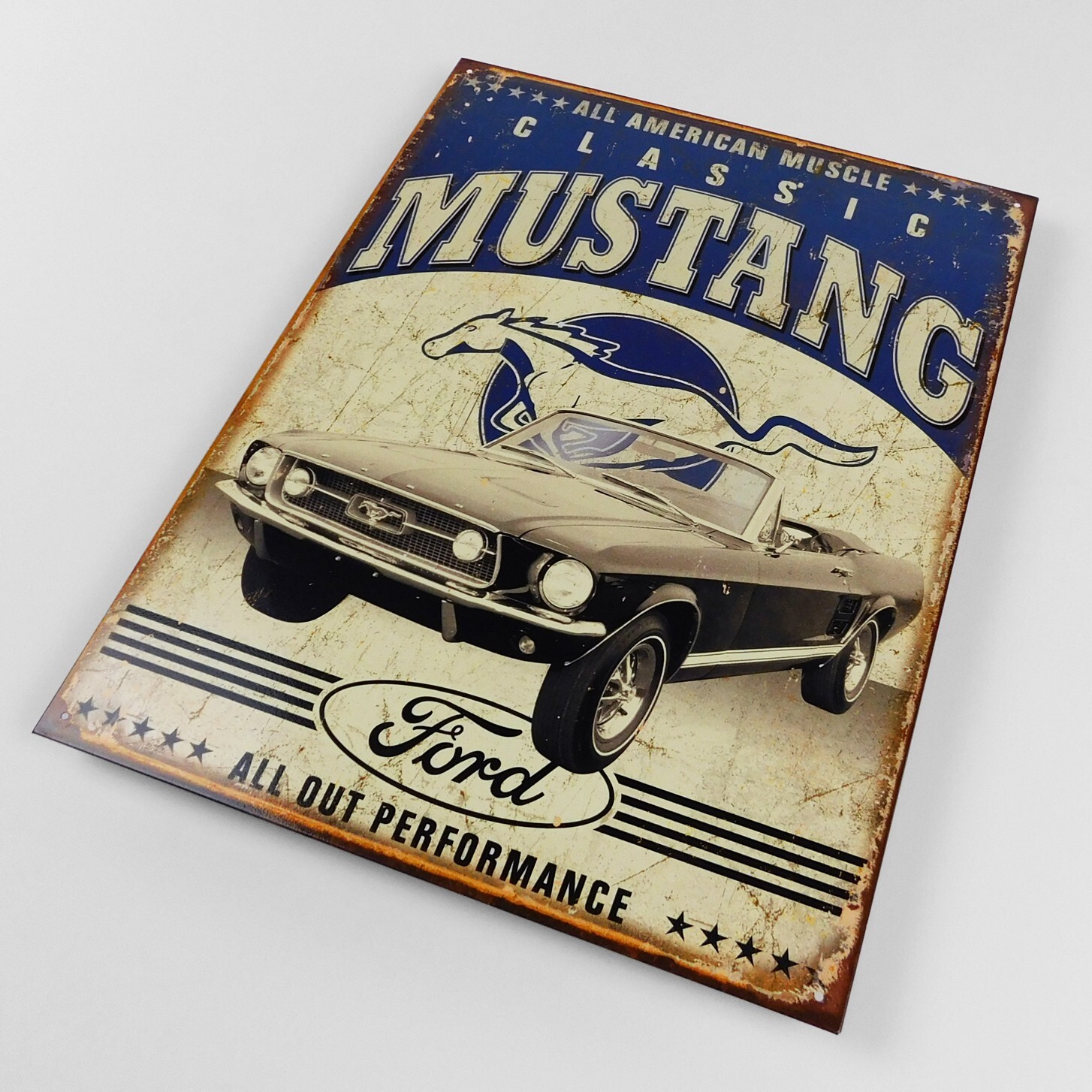 16" Classic Ford Mustang Tin Metal Sign - SIGNBOX | eBay.de