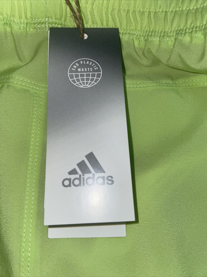 Women's Adidas Green Pacer Snap Running Training Gym Shorts Large | eBay