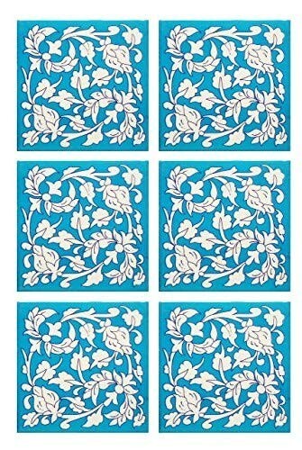 Decorative 6x6'' Ceramic Mosaic Wall Handmade Kitchen Washroom Tile Set ...