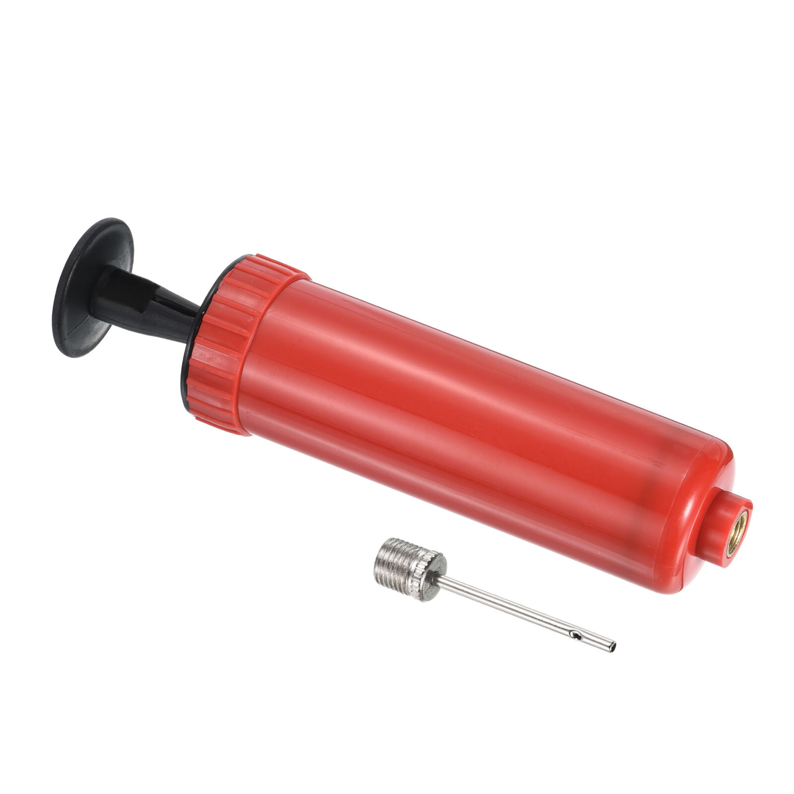 6" Sports Ball Pump Kit Hand Air Inflator with Inflation Needle Red ...