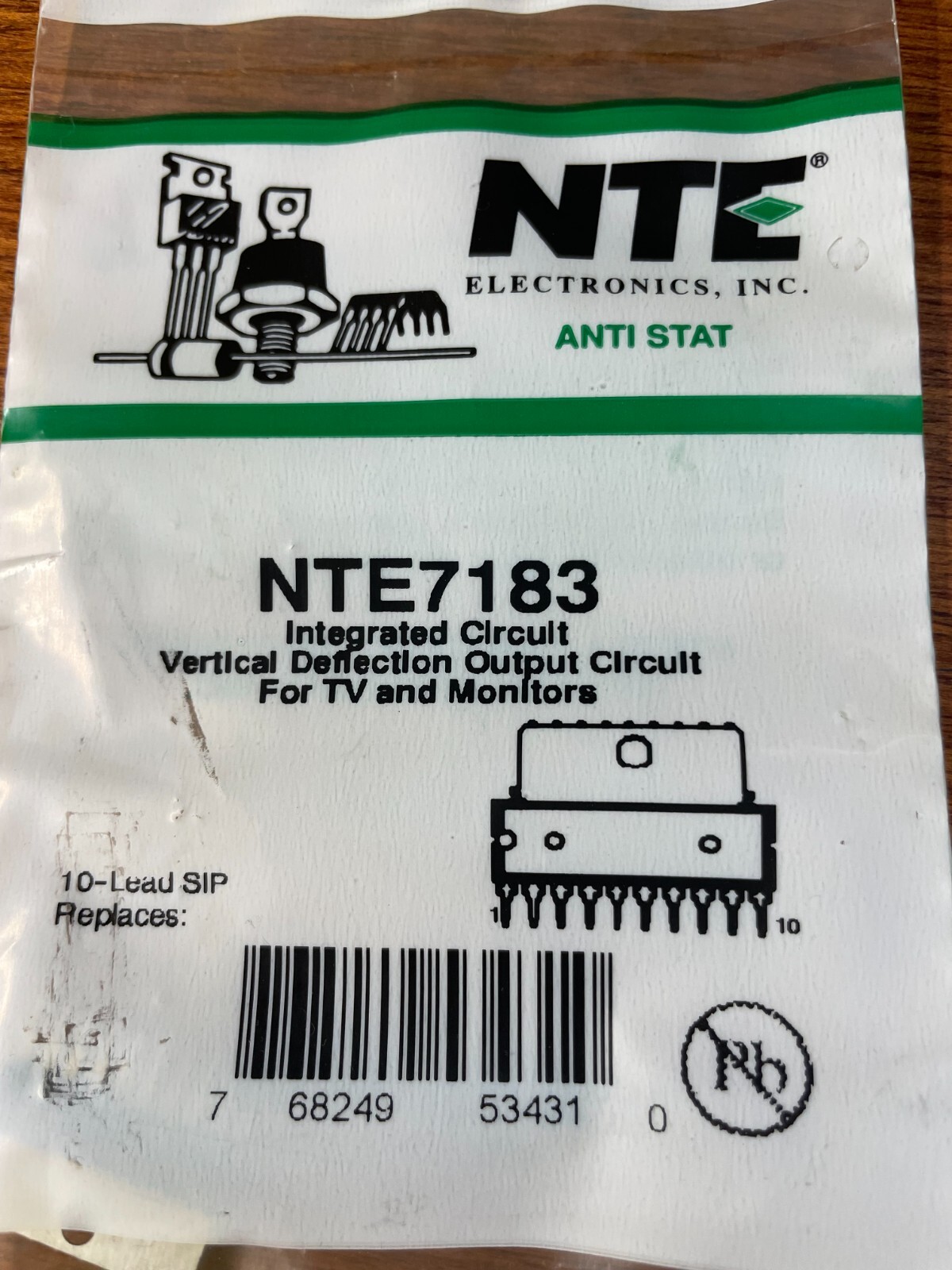 NTE7183 Crosses to TDA1771 / RCA# 232538 | eBay