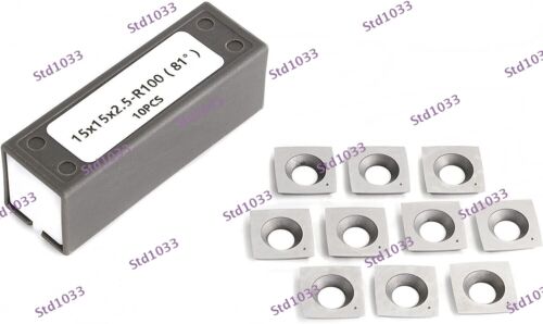 For JET Grizzly H7354 Byrd Shelix Cutterheads 10PC 15x15x2.5mm Carbide ...