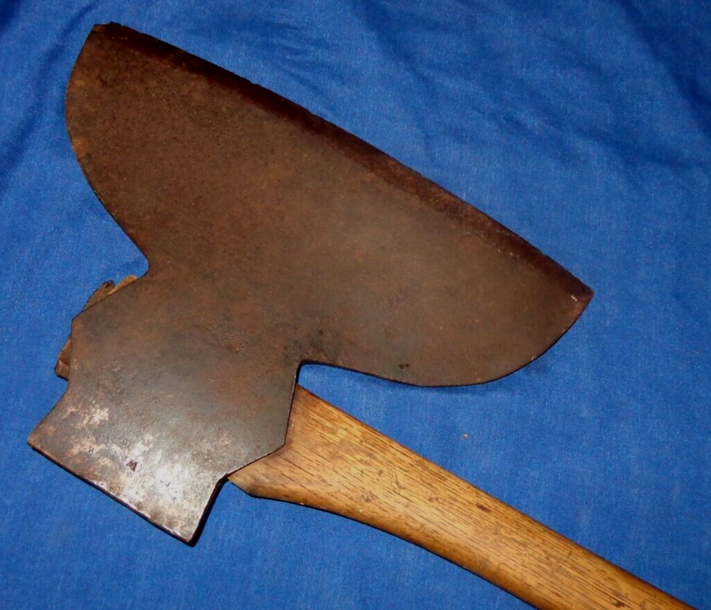 Vintage W Hunt Douglas Axe Mfg. Co. Broad Axe Timber Hewing Framing ...