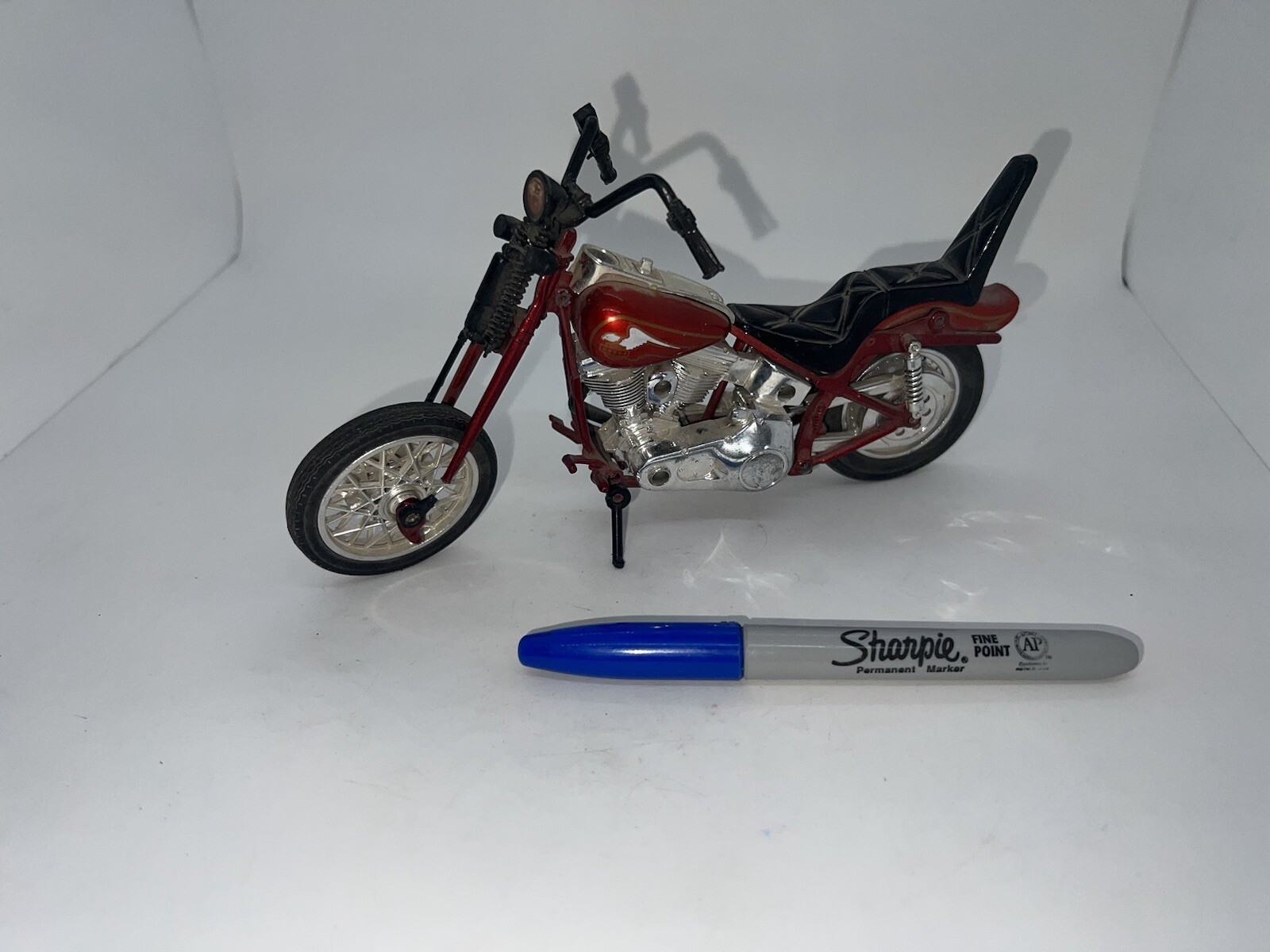 NewRay 1995 Chopper Motorcycle Low rider 9” Long Plastic See Pix Read ...