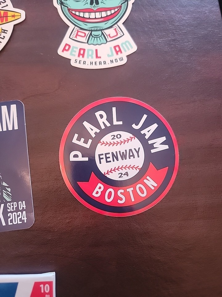 Choose PEARL JAM Stickers Patches Trading Cards NY, CA, CO, NC, MA ...