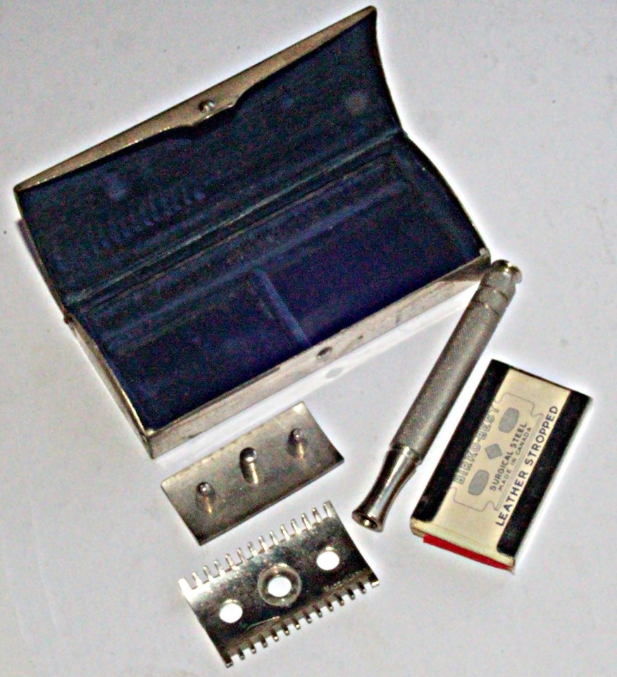 Vintage Cased Safety Razor Early Japan.Stamped with HYMN Trade Mark ...