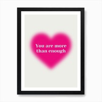 POSTER A3 Enough Motivation Framed Wall | Offer of the day