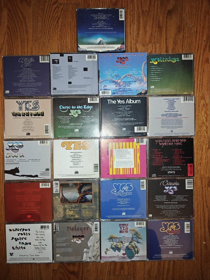YES Progressive Rock CD Lot of 21 Albums - All Unique, All YES & Band ...