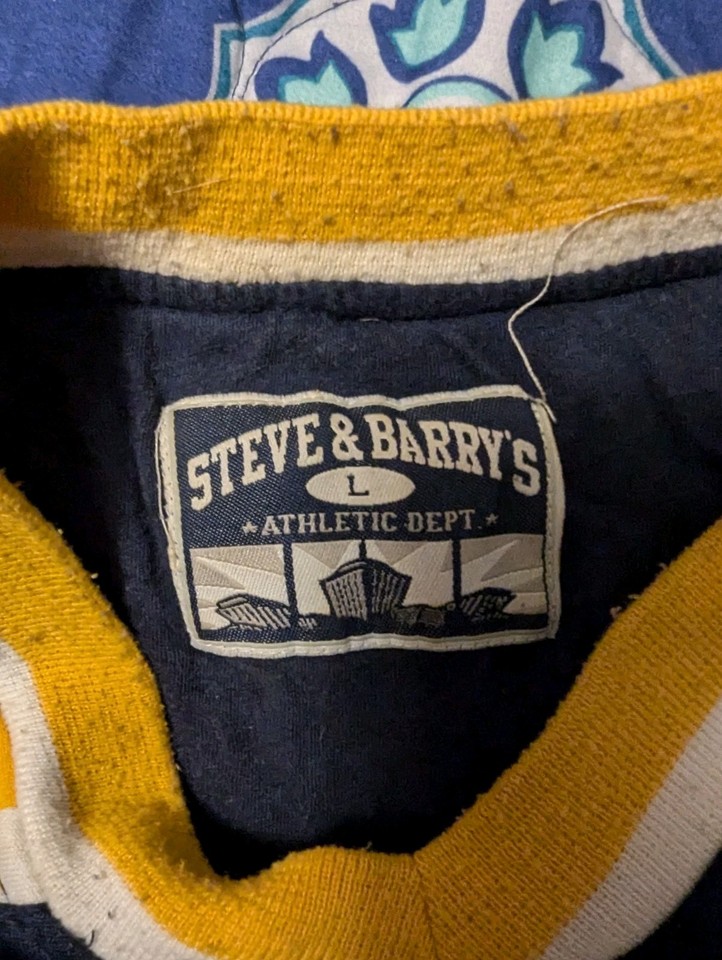 vintage steve and barrys West Virginia Hockey Jersey | eBay