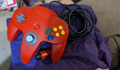 Official Nintendo 64 Red Controller OEM N64 Original Tight Stick | eBay