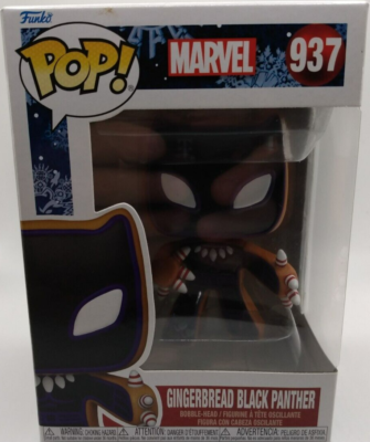 Gingerbread Black Panther Funko Pop Marvel 937 Figure | eBay