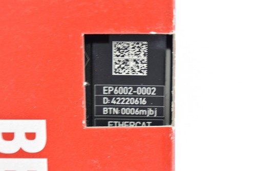 Beckhoff EtherCAT Box 2-Channel Communication Interface EP6002-0002- | eBay