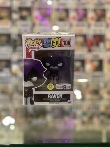 Funko Pop! Teen Titans Go Raven #108 GITD Toys ‘R’ Us Exclusive w ...