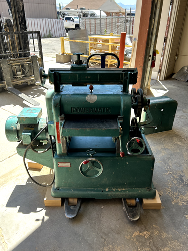 Powermatic 16 inch Industrial Planer, Green, Well Used | eBay