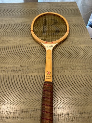 VINTAGE BANCROFT "WINNER" WOODEN TENNIS RACQUET ANTIQUE / DISPLAY | eBay