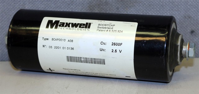 2 Maxwell Technologies BCAP0010 Boostcap Capacitor 2600f 2.5v for sale ...