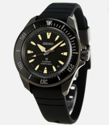 Seiko SRPL15 Prospex Black Dial Automatic Samurai Diver Watch 200m Box ...