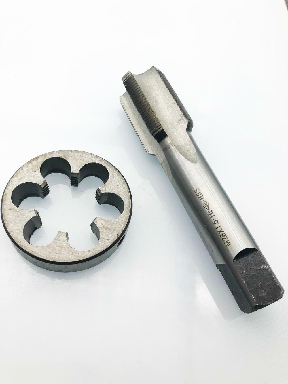 HSS M28 x 1.5mm Tap & M28 x 1.5mm Die Metric Thread Right Hand | eBay