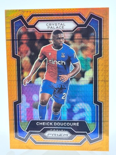 Cheick Doucoure 2023-24 Panini Prizm EPL Orange Hyper Prizm #178 ...