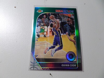 2019-20 Panini NBA Hoops Premium Stock Green Prizm Quinn Cook #267 | eBay