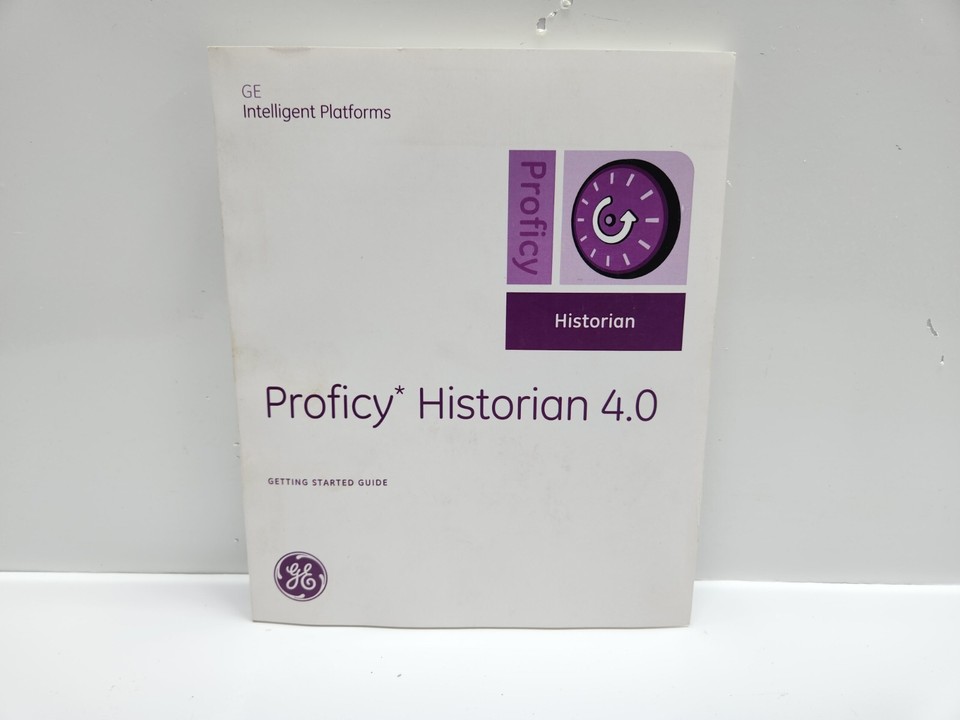 GE PROFICY HMI/SCADA CIMPLICITY 8.1 AND HISTORIAN 4.0 SOFTWARE DVD ROM ...