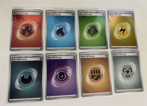 Pokemon 151 Reverse Holo Energy x8 Card Lot - Pokemon TCG English ...