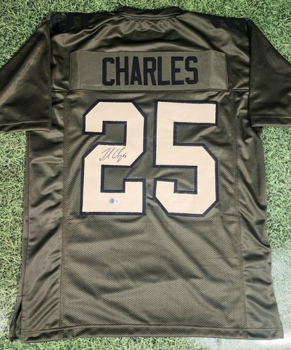 Jamaal Charles Kansas City Chiefs STS Autographed / Signed Custom XL ...