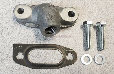 LS1 LS3 LQ4 LQ9 Oil Cooler Block Off Plate w/ M12 Sensor Gauge Tap ...