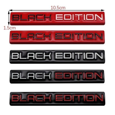 1x Black Edition Logo Emblem Badge Car Rear Tailgate Decal Sticker ...