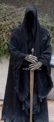 Ring Wraith Costume Nazgul Costume Black Cape Cloak | eBay