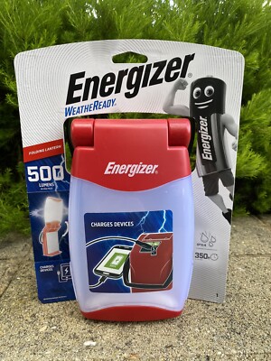 ENERGIZER Weather Ready 500 Lumens Folding Lantern & Charges Devices ...