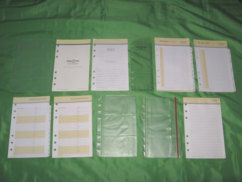 COMPACT ~ 1 Year *Undated Refill TAB PAGE LOT Franklin Covey Planner ...
