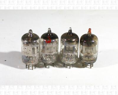 Assorted Brands 6AL5 Vacuum Tubes Made In USA Tested Used Good Lot Of 4 ...