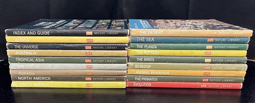 Life Nature Library 1963 Time Inc NY 18 Hard Cover Books Illustrated ...