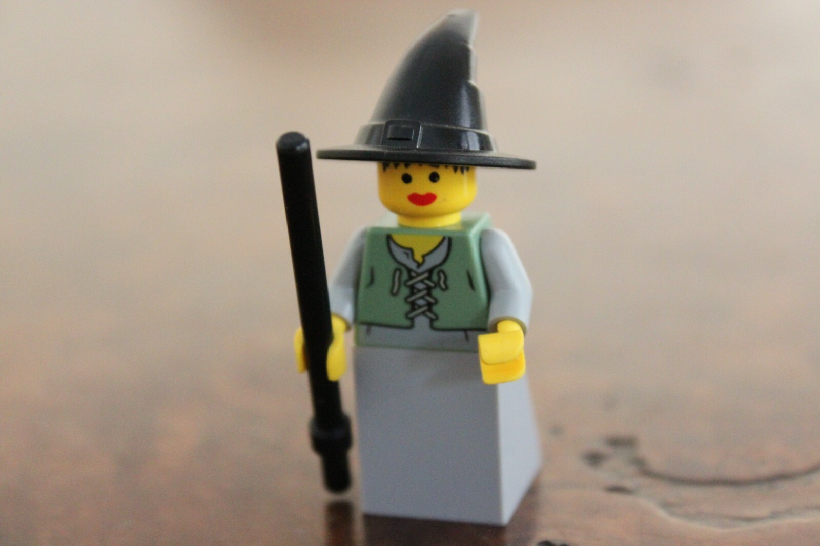 LEGO Minifig MiniFigure Witch with hat Excellent | eBay Australia