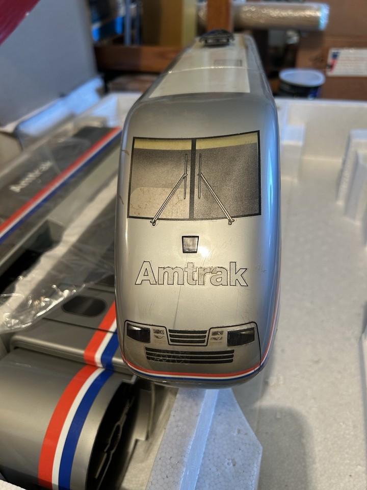 LGB #91950 AMTRAK HIGH SPEED BULLET TRAIN SET C7/EX - TWO MOTORS!!! | eBay