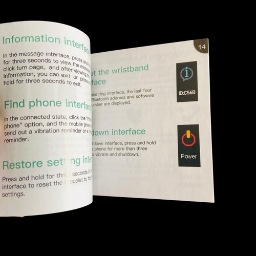 Fitness Tracker Watch Kinetic Pro Smartwatch Black Rubber Wrist Band ...