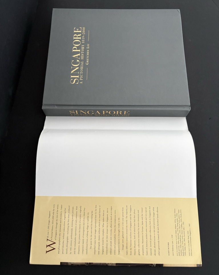 Singapore Visual History 1819-2000 by Gretchen Liu 2008 Large Hardcover ...